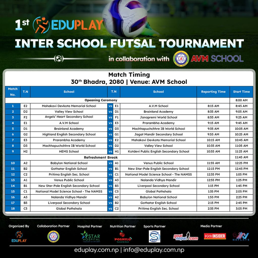 Match Timing – EduPlay